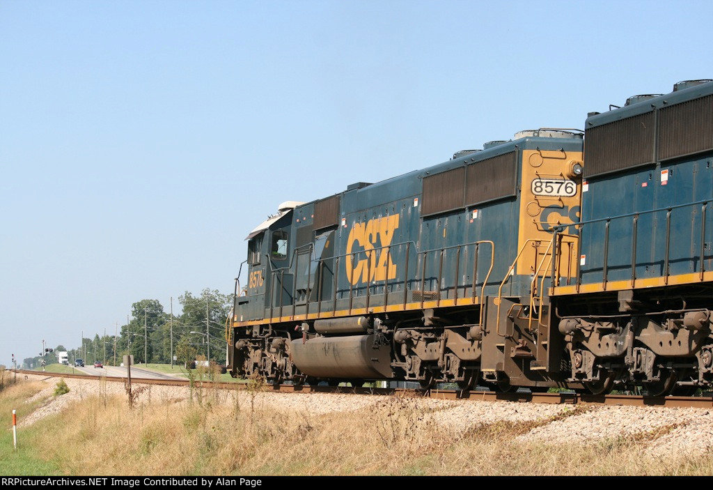 CSX SD50-2's 8576 and 8520